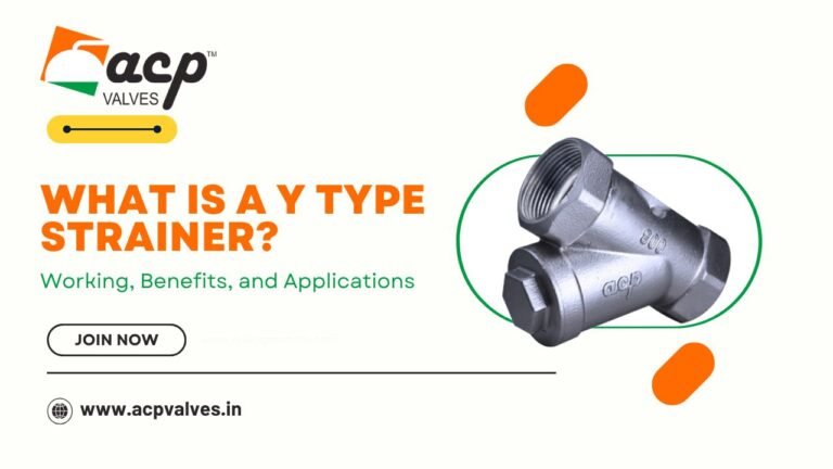 What Is a Y Type Strainer? Working, Benefits and Application