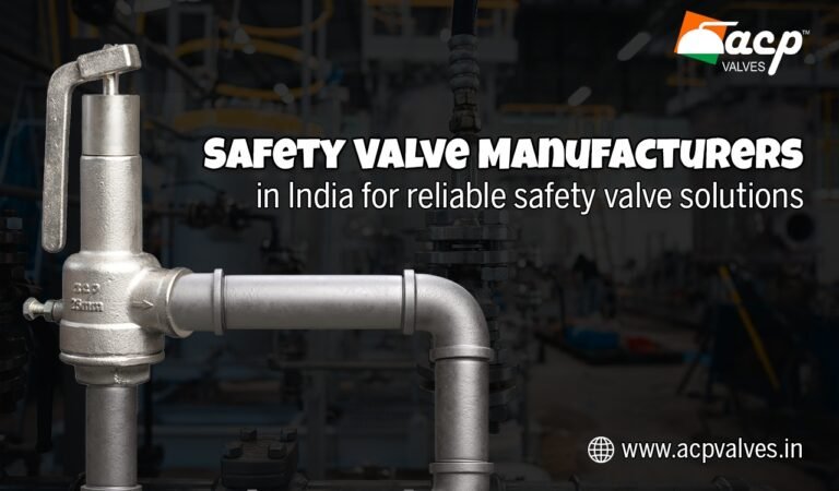 Safety Valve Manufacturers in India | ACP Valves IBR Certified